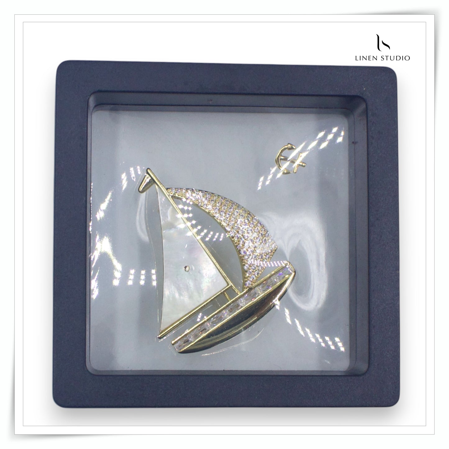Premium Brooch - Bling Ship (NEW) – Linen Studio